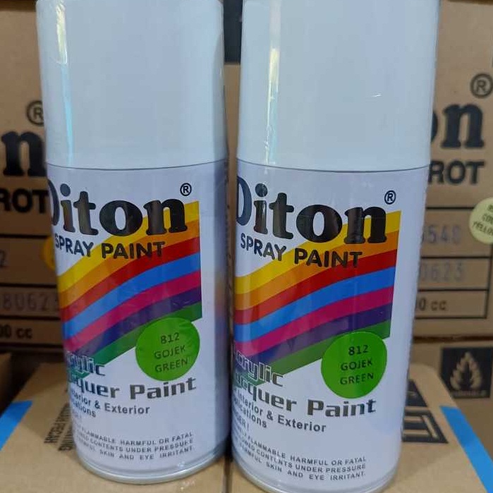 Jual New Cat Semprot Warma Glossy DITON Spray Paint 300cc Pilox Pilok ...