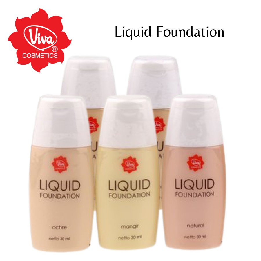 Jual VIVA COSMETICS Liquid Foundation 30ml / Viva Liquid Foundation 30 ...