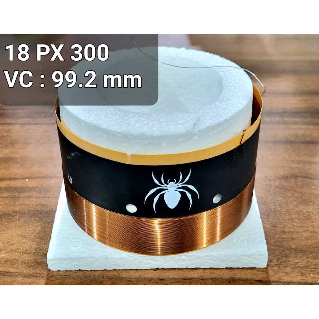 Jual Spul Black Spider BS 18 PX 300 / Voice Coil 99.2mm/ Spool Speaker ...