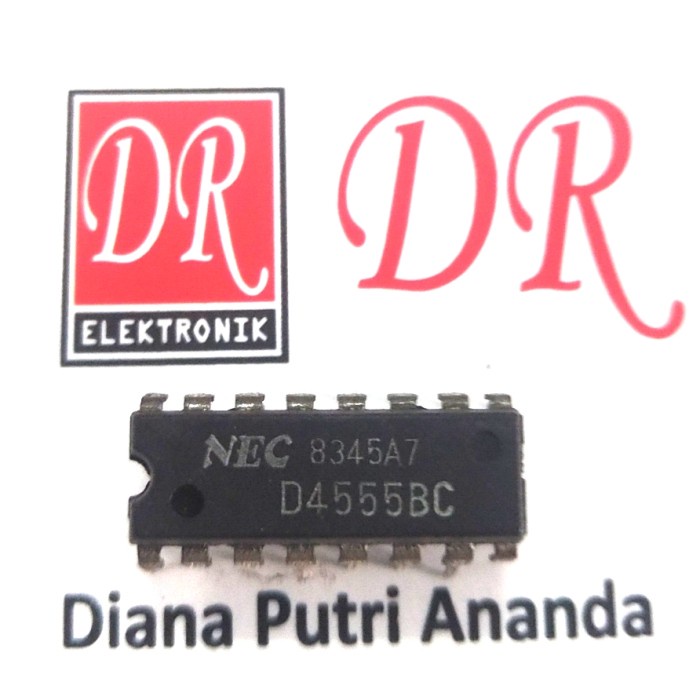 Jual IC 4555 CD4555 Integrated Circuit CMOS CD4555BE DIP LA27 | Shopee ...
