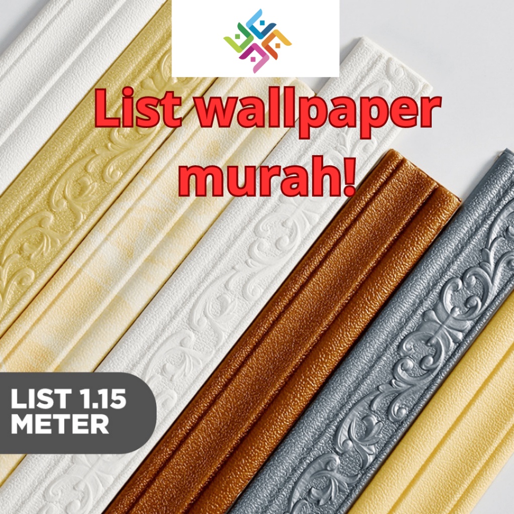 Jual Wall Border List / Wallborder Foam 3D /Walpaper List Foam Stiker ...