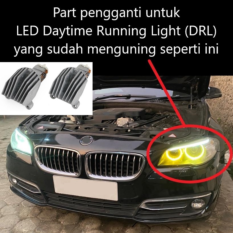 Jual BMW F10 F07 DRL LED Angel Eyes Halo Light Module Lampu Bulat Senja ...