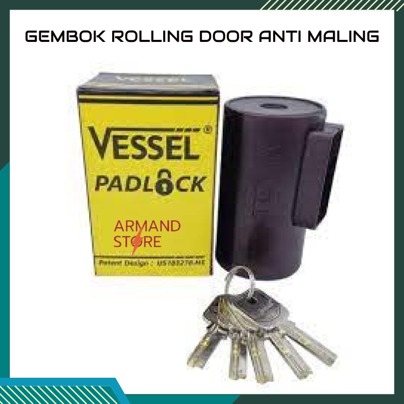 Jual Gembok Anti Maling Ruko Model Tabung Vessel | Shopee Indonesia
