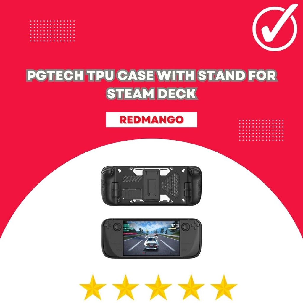 Jual PGTECH TPU Case with Stand for Steam Deck - Casing Hard Shell - GP-826 | Shopee Indonesia