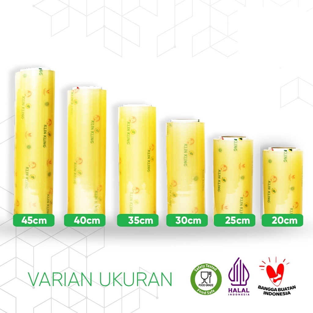Jual PLASTIK WRAP KLIN KLING / Cling Wrap 500m Food Grade | Shopee ...