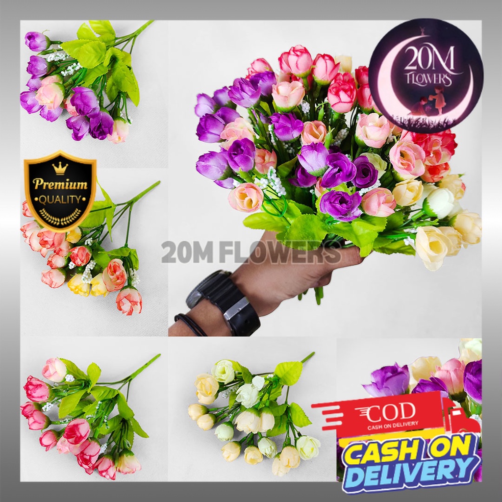 Jual BUNGA RANUMCULUS MINI ARTIFICIAL CABANG 5 - BUNGA ROSE KUNCUP 15 ...
