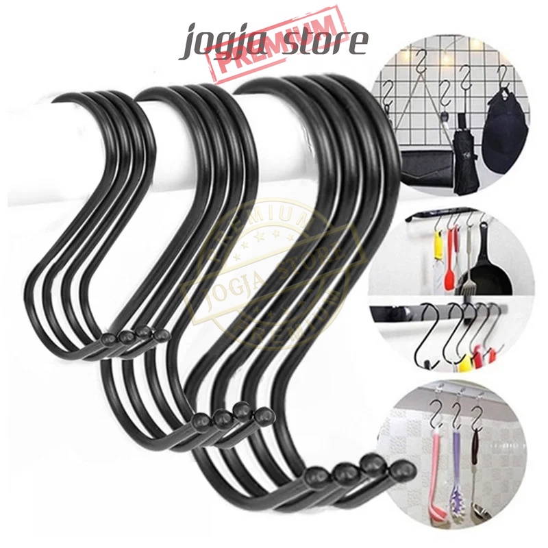 Jual Gantungan Baju Model S Strong Hook Kait Stainless Cantolan Barang ...