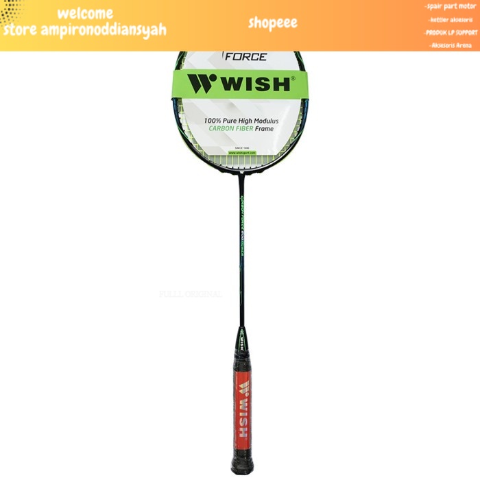 Jual Wish Badminton Racket Carbon Force 800 Power Raket Bulu Tangkis ...