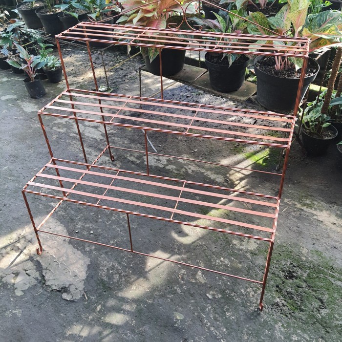 Jual Rak Tanaman Rak Bunga Besi 3 Susun/ rak pot /rak sebaguna ...