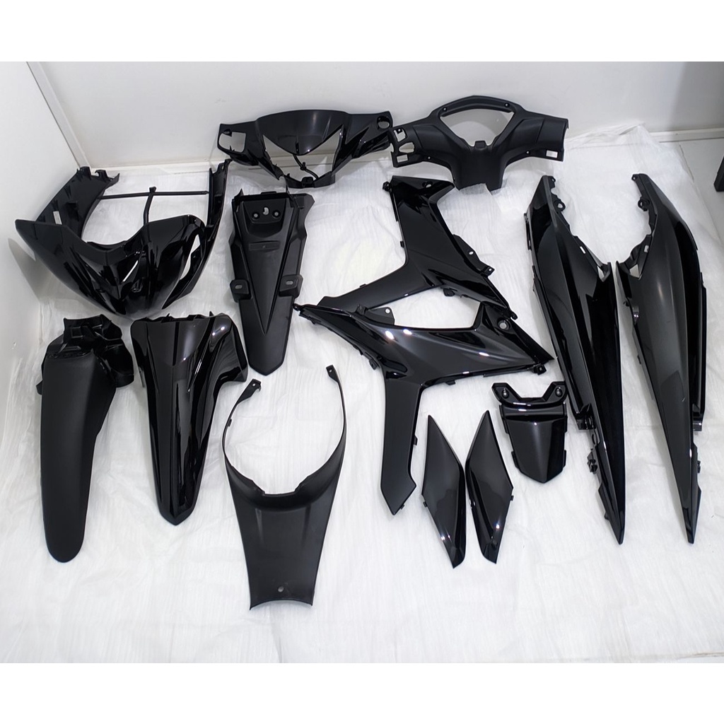 Jual Full Body Revo 110 FI 2014 2015 2016 2017 2018 2019 Hitam ...