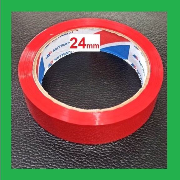 Jual Isolasi merah Uk 24mm untuk trafo ferrite Polyester Tape | Shopee ...