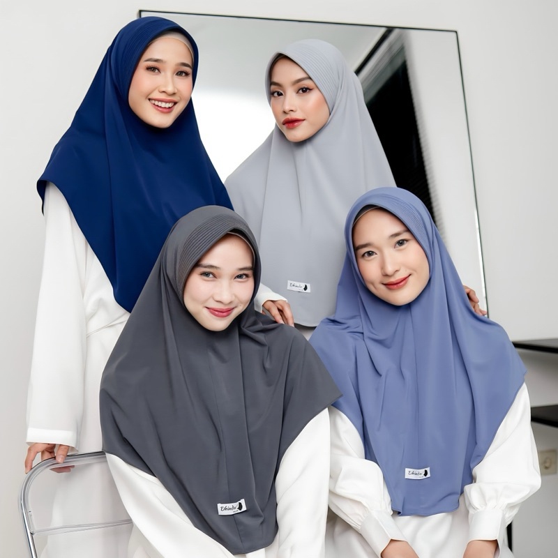 Jual [Size L] Dhinda Hijab - Daily Bergo Instan (Jersey Ity Terbaik) Bergo Hamidah Ternyaman ...