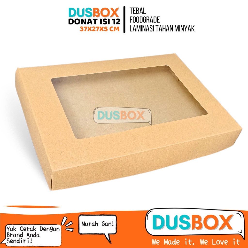 Jual Box Donat Isi 12 / Box Donat / Dus Donut / Dus Donat isi 12 ...