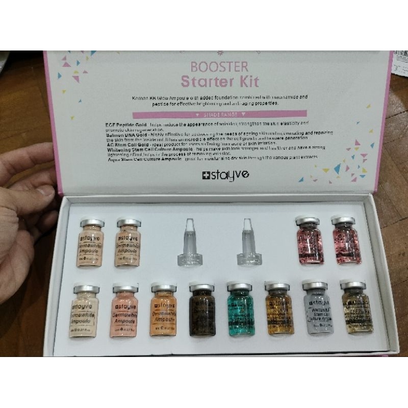 Jual paket stayve booster starter kit stemcell dermawhite egf peptide ...