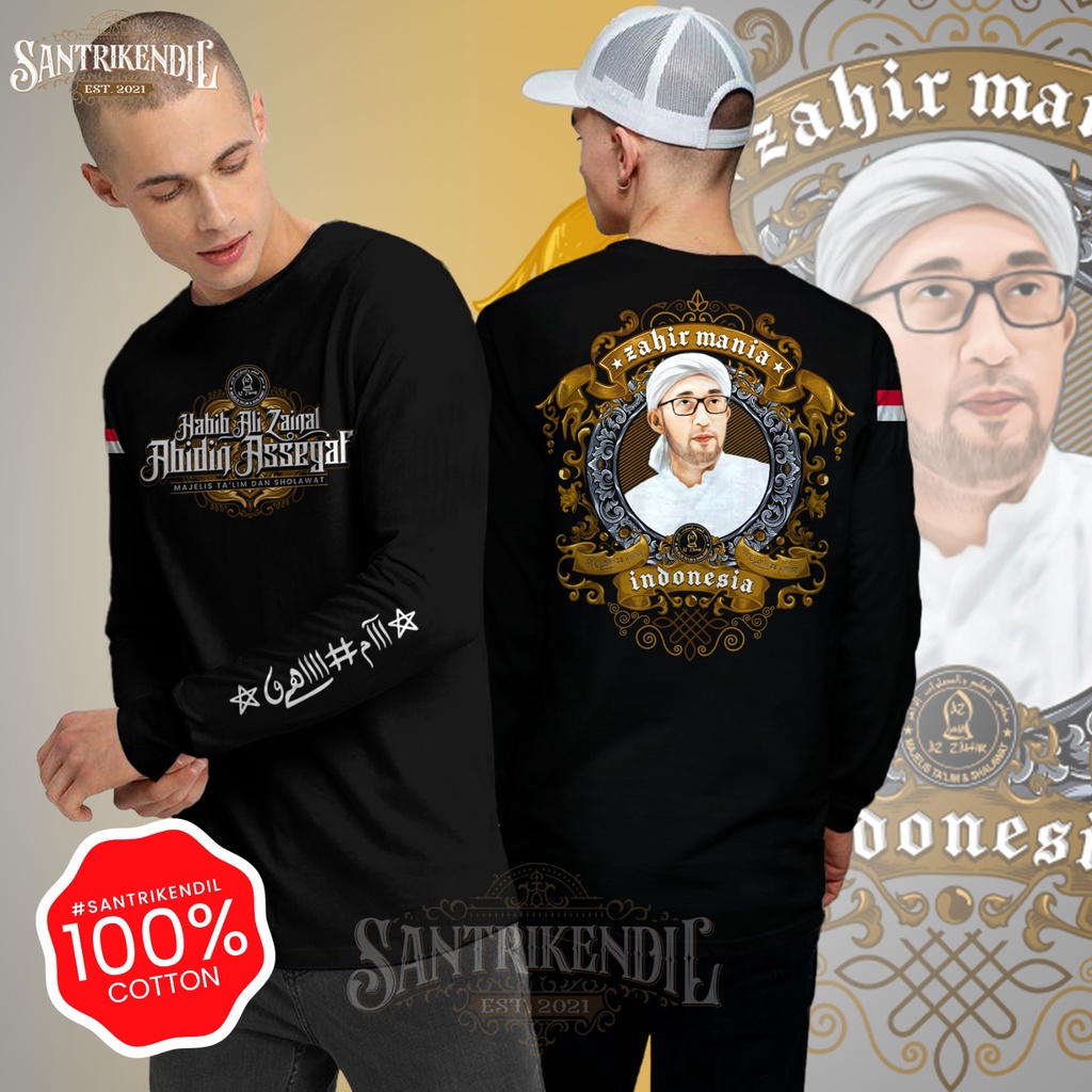 Jual KAOS ZAHIR MANIA ( SABLON KUNING ) KUALITAS PREMIUM 100% COTTON ...