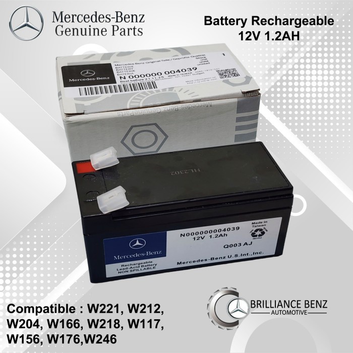 Jual BACK UP AUXILIARY BATTERY MERCEDES W221 W212 W204 W166 W117 W218 ...