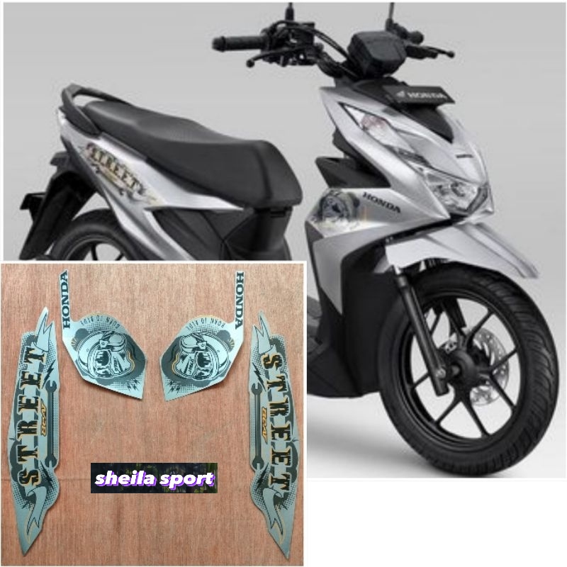 Jual Striping beat street stret stiker lis les Striping Honda Beat ...