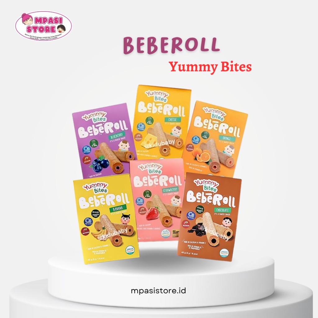 Jual Yummy Bites Bebe Roll 40gr | Cemilan Snack Bayi | Shopee Indonesia