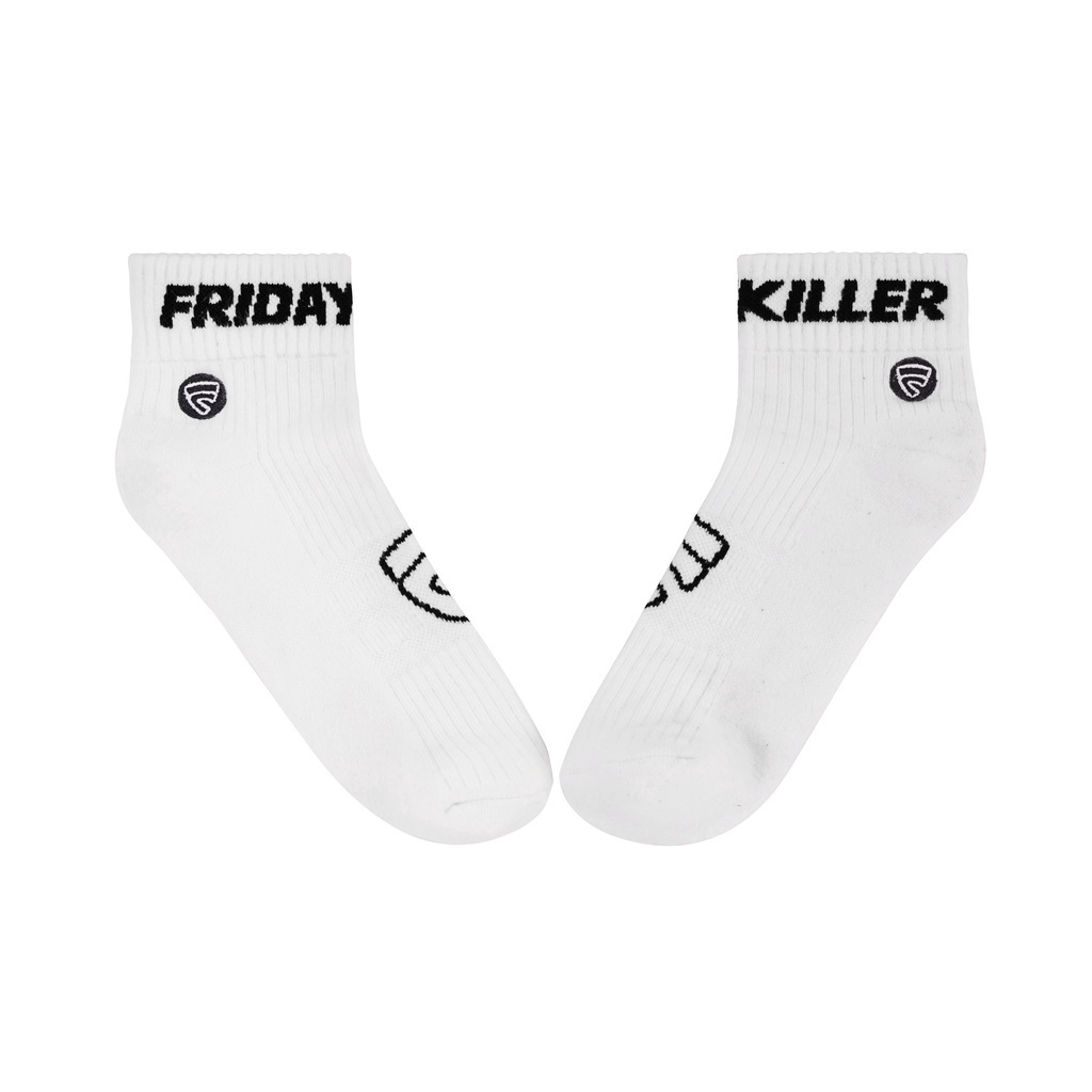 Jual KAOS KAKI ANKLE FRIDAY KILLER | DANVE WHITE BLACK | Shopee Indonesia