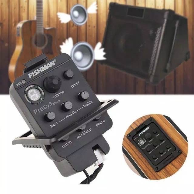 Jual Equalizer Fishman Presys Blend Preamp Gitar Pickup | Shopee Indonesia