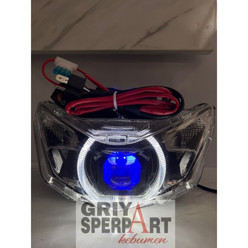 Jual Lampu depan honda BeAT Led Deluxe street 2020-2025 billed biled ...