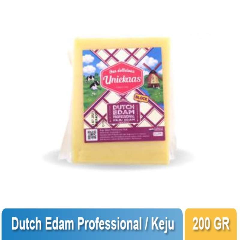 Jual Uniekaas Block Dutch Edam Professional 200 Gr | Shopee Indonesia