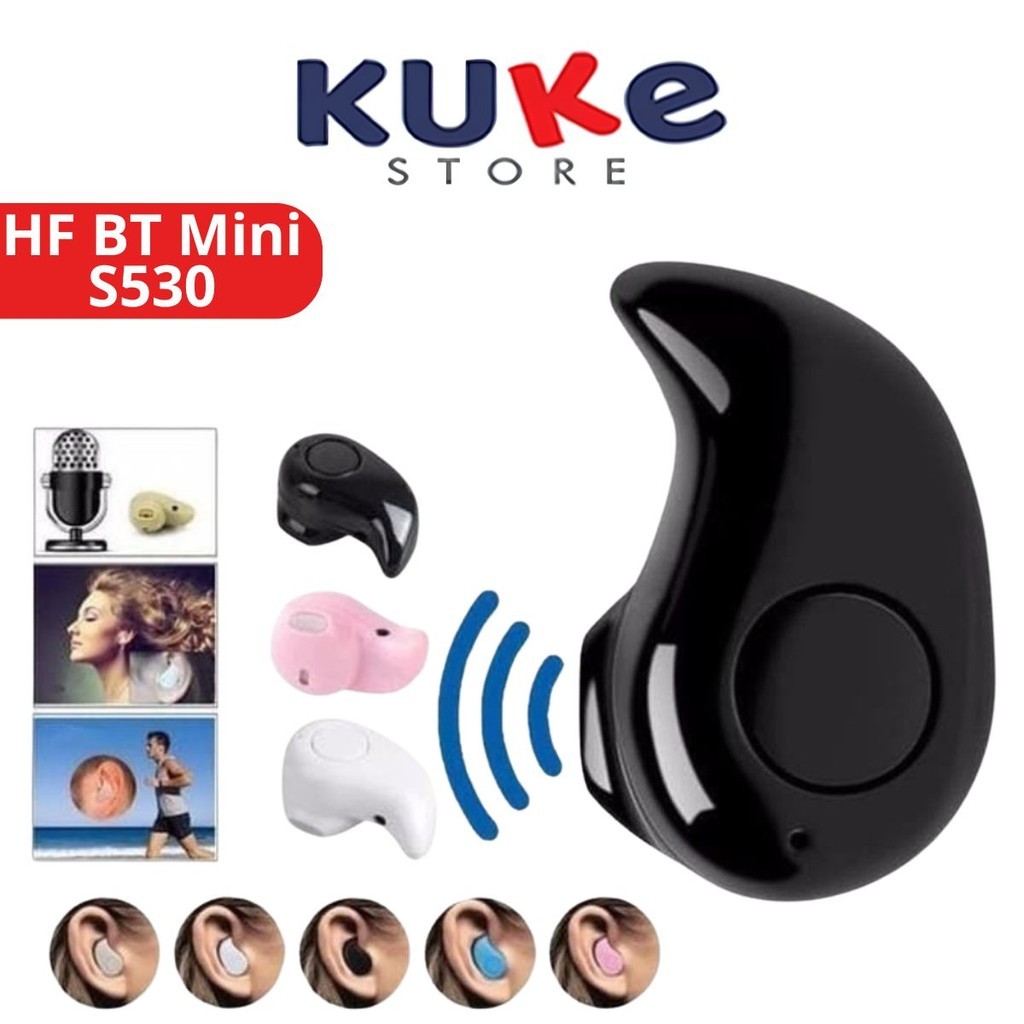 Jual KUKE Headset Bluetooth S530 Mini / Handsfree Wireless Model Keong ...