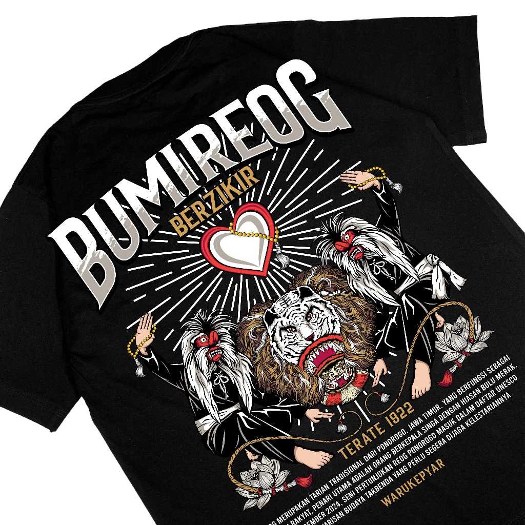 Jual VISSION OFFICIAL Kaos Bumi Reog Berzikir Terate BrbCatoon | Shopee ...
