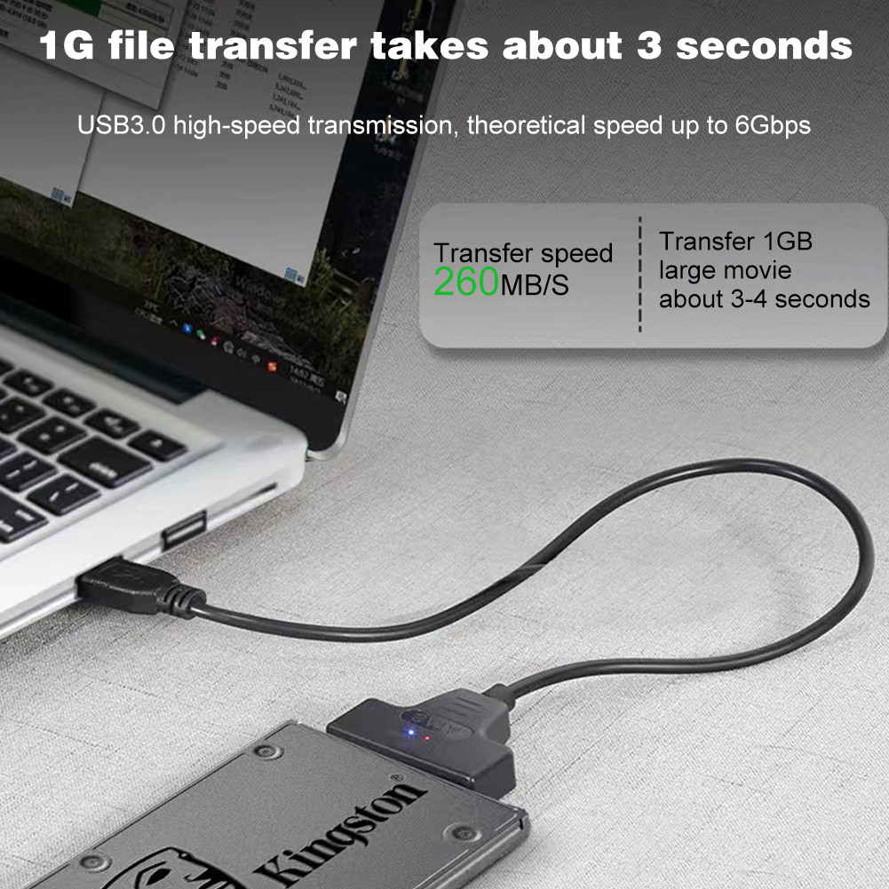 Jual Kabel Adapter Kabel USB 3.0 ke SATA untuk 2.5inch/3.5 inci hard ...