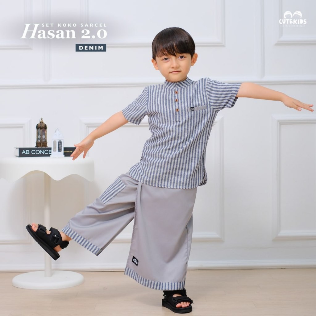 Jual Setelan Koko Sarung Anak Laki Usia 1 2 3 4 5 6 7 8 9 10 Tahun ...