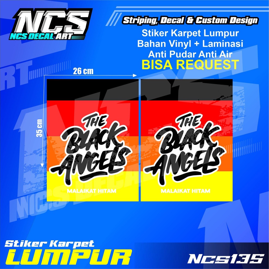 Jual Sticker Karpet Truck /Pick up Sticker Karpet Lumpur Keren Kata ...
