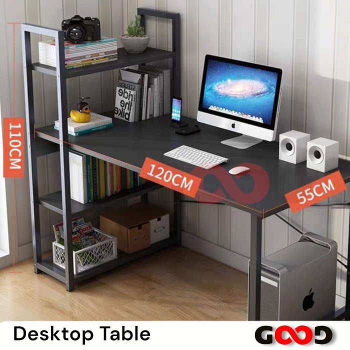 Jual Meja Komputer/Meja Kerja Rak Buku/Meja Kantor/Meja Minimalis ...