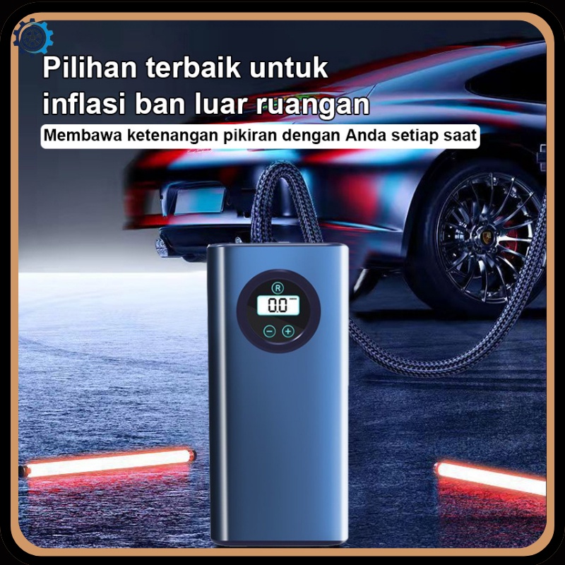 Jual Pompa Ban Cerdas Pompa Ban Motor Dan Mobil Electric Portable Pompa ...