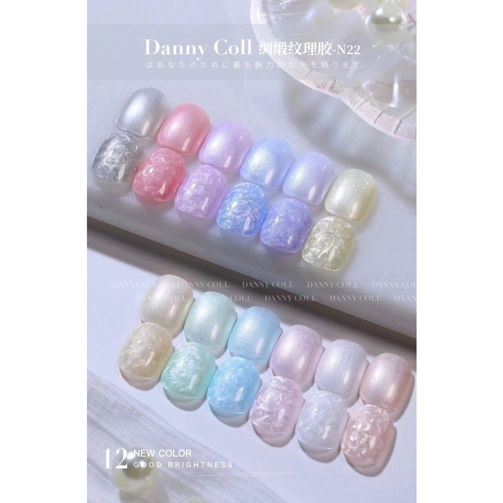Jual DANNY COLL Nail Gel Mermaid Pearl Pallete N22 Series Kutek Gel ...