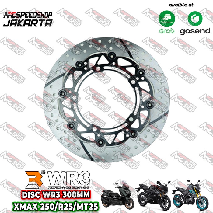 Jual Disc Brake Cakram Piringan Depan WR3 298 / 300mm Xmax 250 / R25 ...