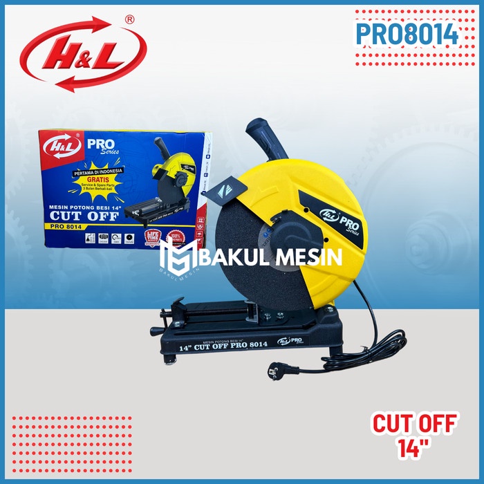 Jual H&L PRO 8014 mesin potong besi 14inch cut off chop saw PRO8014 ...