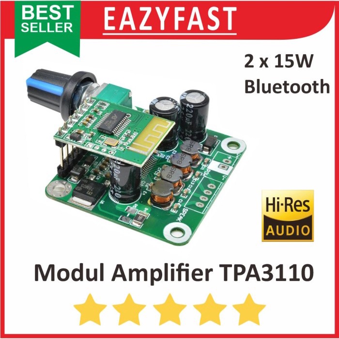 Jual Modul Ampli TPA3110 2x15W Amplifier Class D 15W TPA 3110 Bluetooth BT | Shopee Indonesia