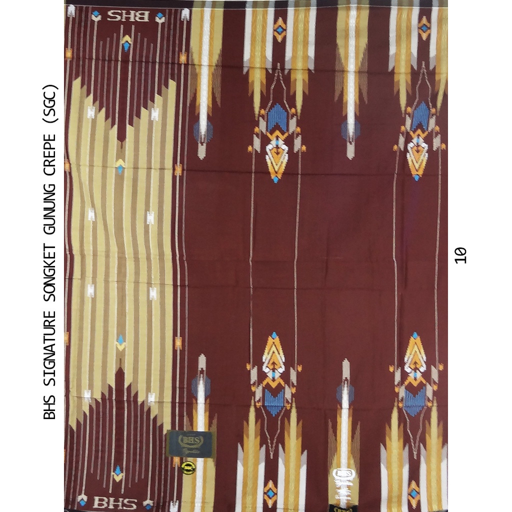 Jual SARUNG BHS SIGNATURE SONGKET GUNUNG CREPE (SGC) | Shopee Indonesia
