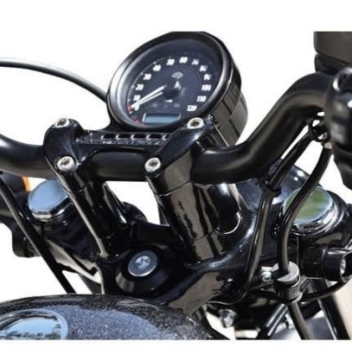 Jual Riser Extension Black peninggi stang 2 inch Harley Sportster 2010 ...
