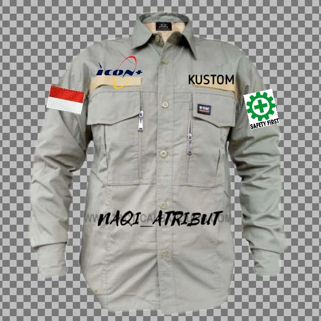 Jual KEMEJA TACTICAL W-TAC ICON+ LENGAN PANJANG FULL BORDIR - Navy Blue ...