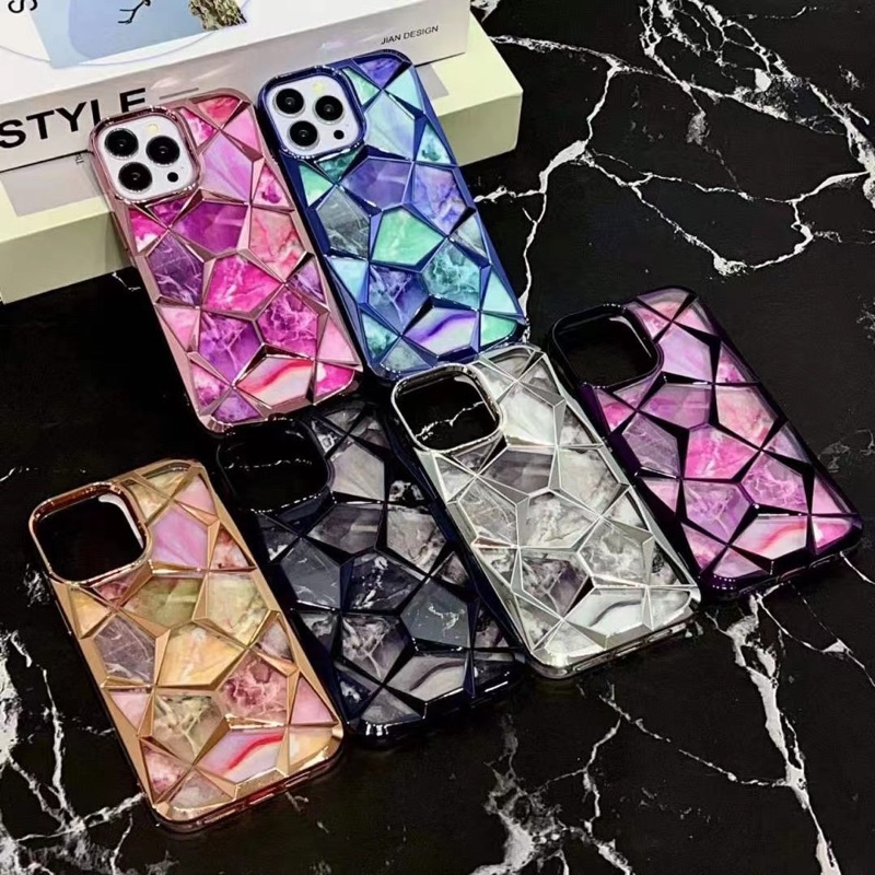 Jual Case crystal buble chrome iphone 12promax 13 13pro 13promax 14 ...