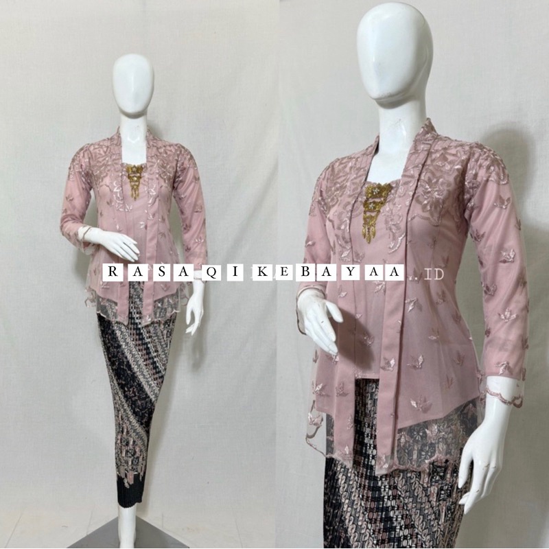 Jual (Bisa cod)Kebaya Kutu Baru tile by cantiqa kebaya / Kebaya Tunik / Tunik Brokat / Kebaya ...