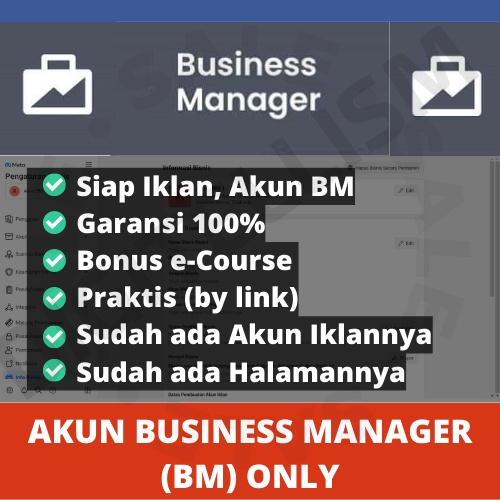 Jual Business Manager Account Only (BM Only) FBADS EXPREZZ | Shopee Indonesia