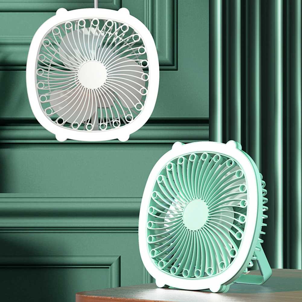 Jual Kipas Angin Meja Mini Desk Fan Swing Automatic USB Charge | Shopee ...