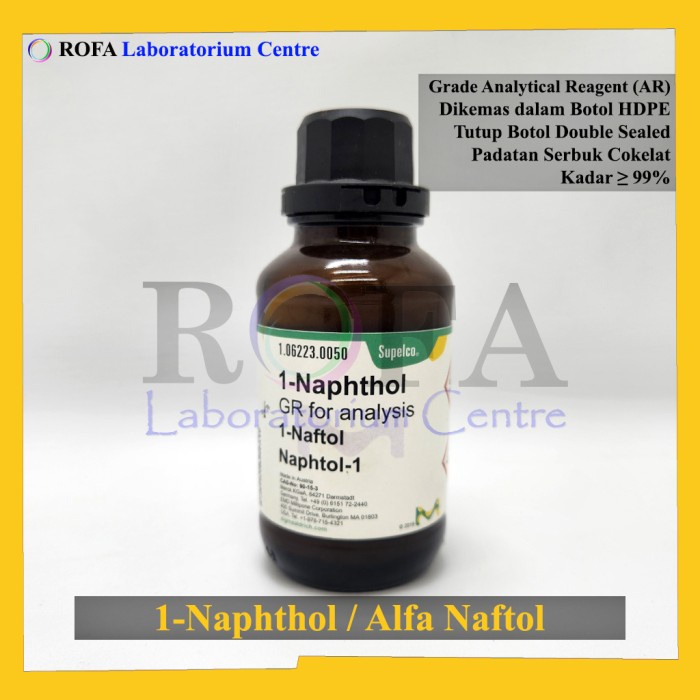Jual 1-Naphthol / Alpha Naphthol / Alfa Naftol Pro Analisis Eceran 1 ...