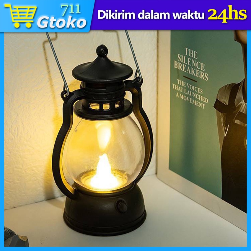 Jual Lampu Lentera LED Camping Gantung Tenda Vintage Lampu Tidur Hiasan ...