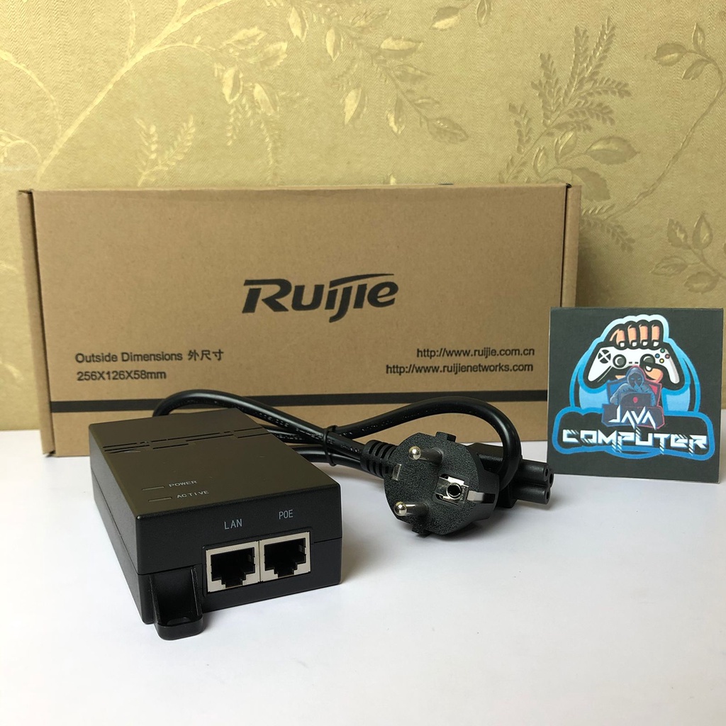 Jual Ruijie RG-E-130 (GE) POE Power Injector (802.3at) | Shopee Indonesia