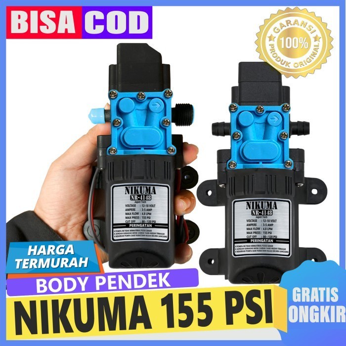 Jual Pompa Untuk Cuci Motor / Mobil / AC Bertekanan Tinggi - NIKUMA 155 ...