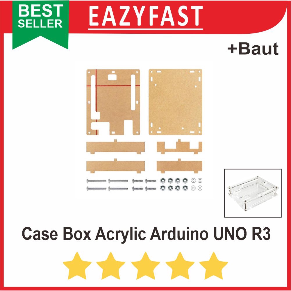Jual Kotak Acrylic Case Box Casing Arduino UNO R3 | Shopee Indonesia