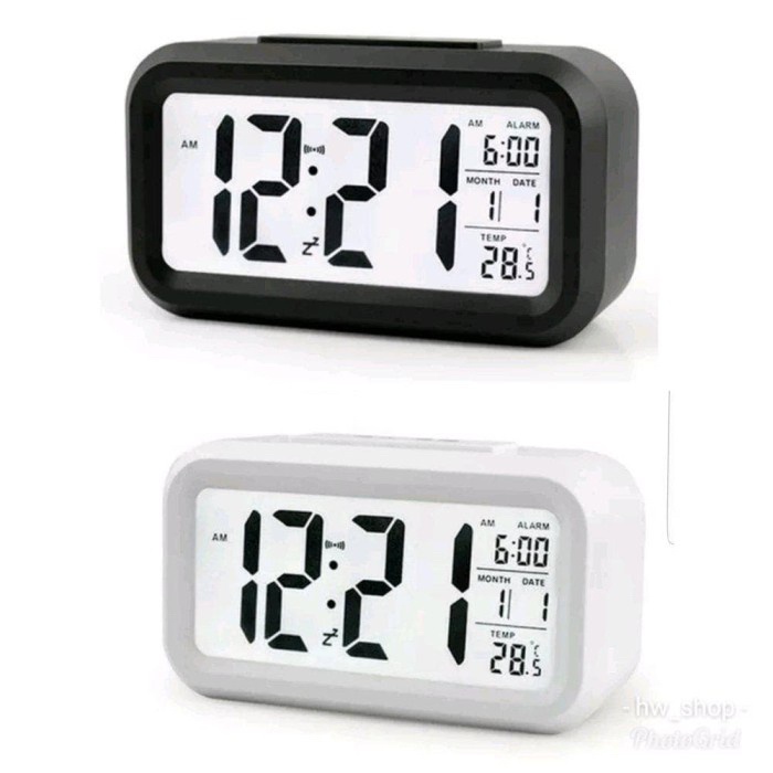 Jual Jam Weker Size Large Meja Digital Alarm Smart Clock Beker Suhu ...